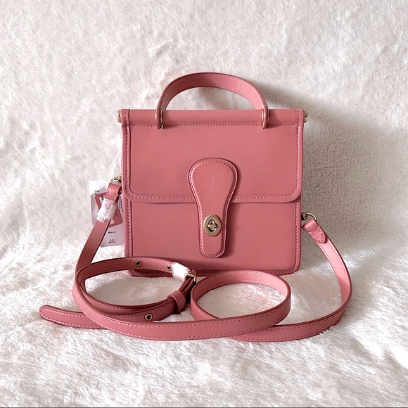 Coach | Bags | Nwt Coach Leather Mini Court Top Handle Convertible Bag ...